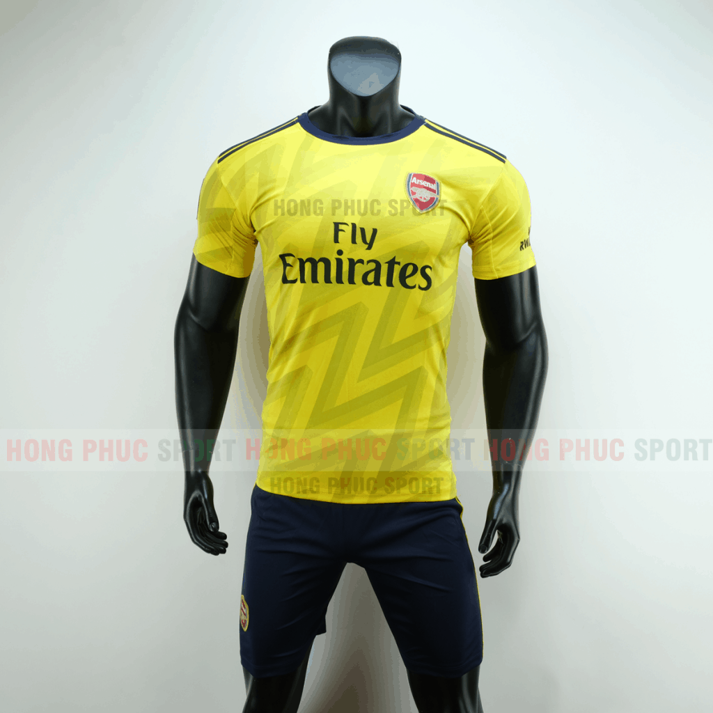 Áo bóng đá Arsenal 2019 2020 sân khách - Thun lạnh cao cấp