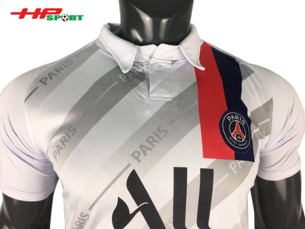 ÁO BÓNG ĐÁ PSG MẪU THỨ BA 2019 2020 MÀU TRẮNG