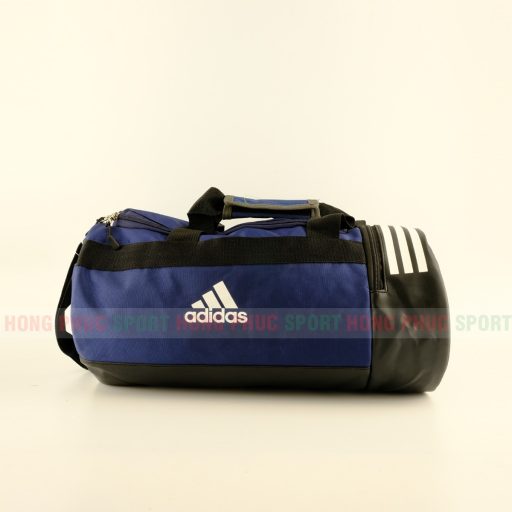 Túi trống thể thao Adidas có ngăn đựng giày màu xanh tím than